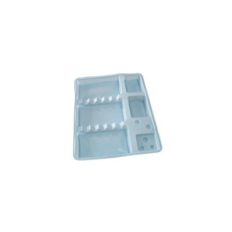 TAVITE PLASTIC COMPARTIMENTATE MARI 50buc ALBE BLUETECH