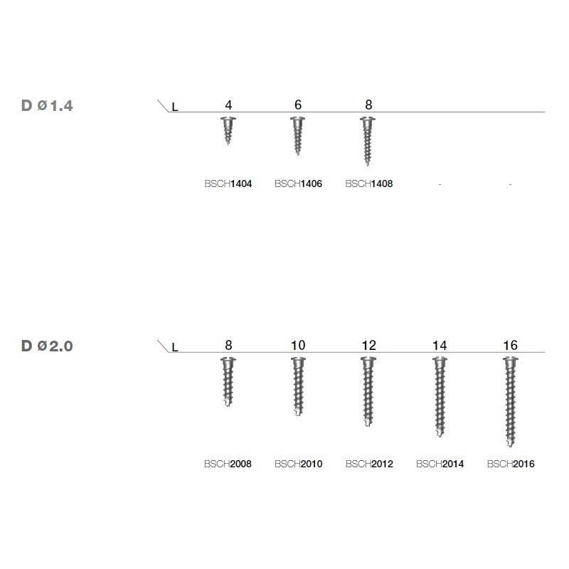SURUB DE OSTEOSINTEZA D1.4 L4 BSCH1404